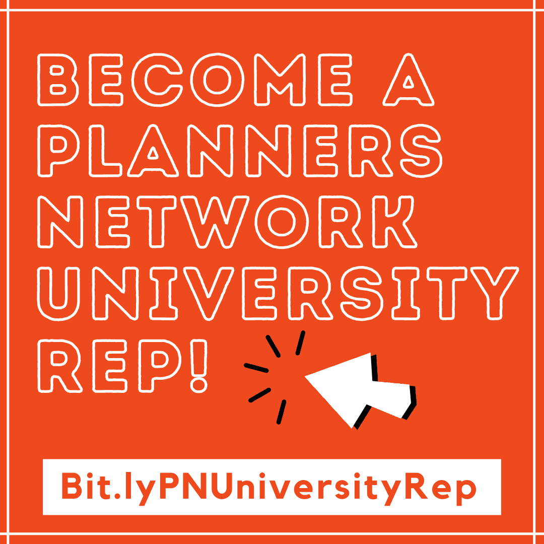 University Representatives – Planners Network